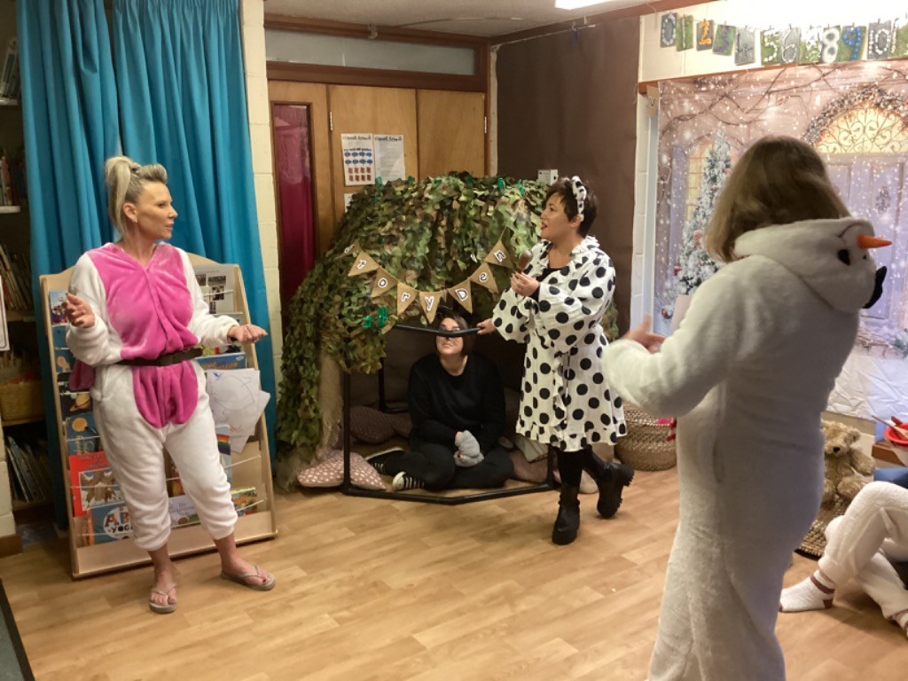 Our Pantomime, Christmas Dinner and Nativity