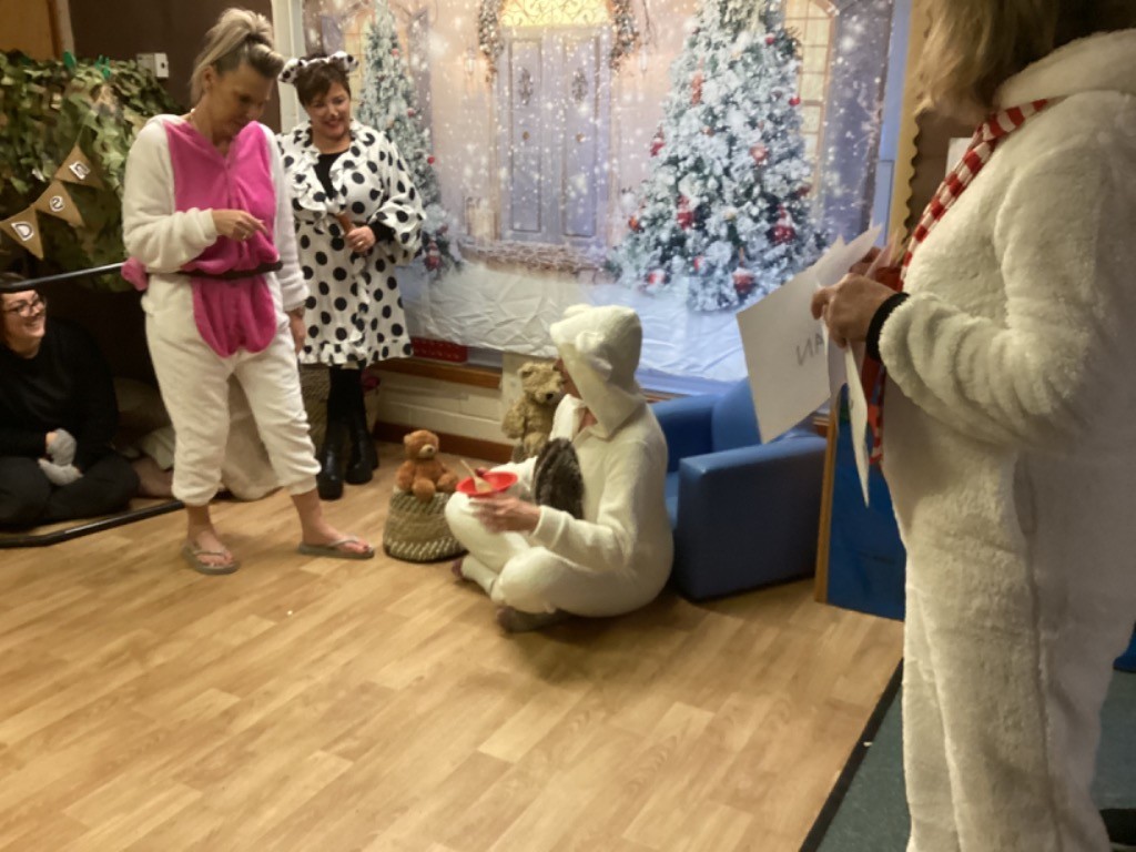 Our Pantomime, Christmas Dinner and Nativity